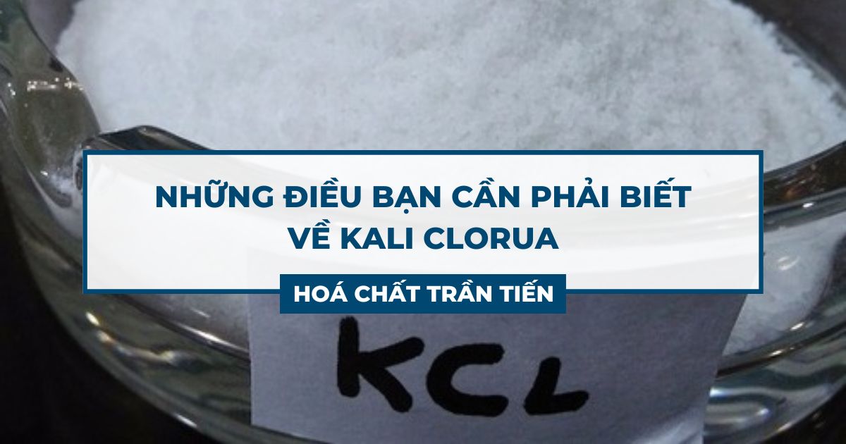 Kali Clorua Là Gì Và Những Điều Bạn Cần Biết | Hoá Chất Trần Tiến